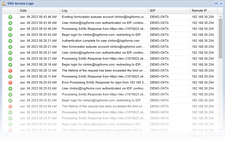 Single Sign on for Sub User Accounts – Logiforms Help Center
