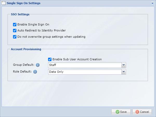 Single Sign on for Sub User Accounts – Logiforms Help Center